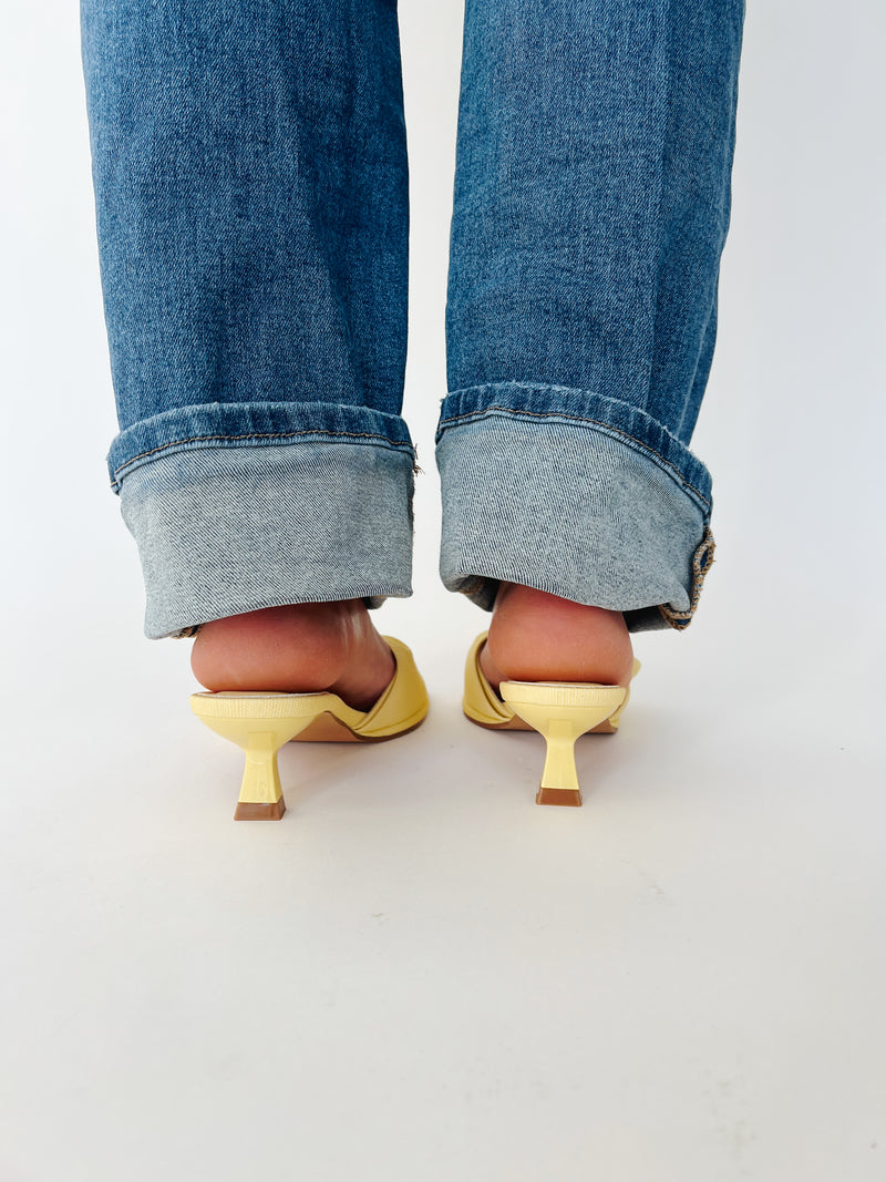 Matisse: Pompano Kitten Heel in Yellow – Piper & Scoot